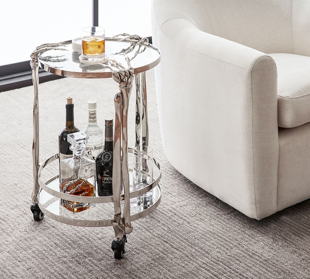 Skeleton Bar Cart | Pottery Barn