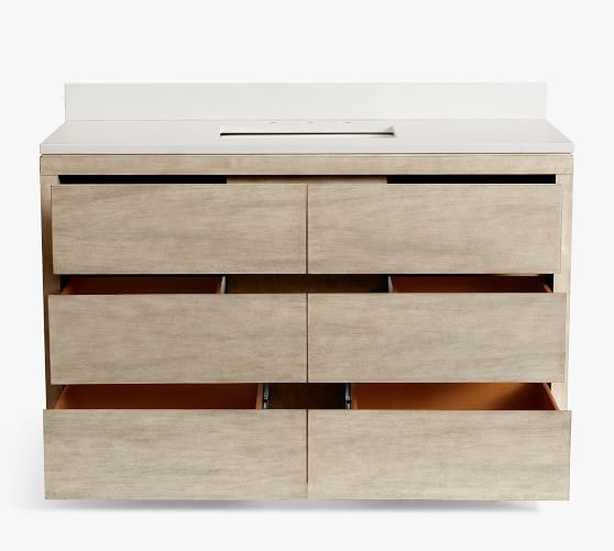 Cayman 52" Single Wide Sink Vanity | Pottery Barn