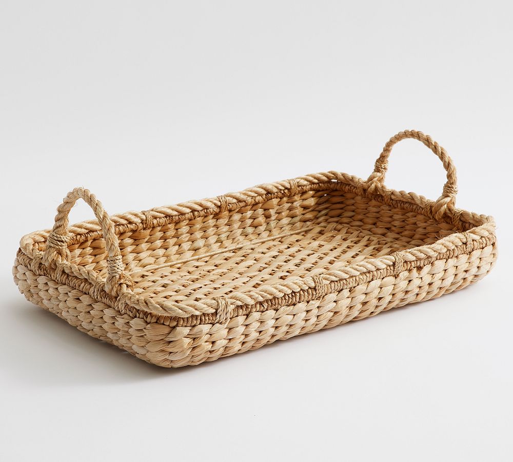 Handwoven Twisted Seagrass Tray | Pottery Barn