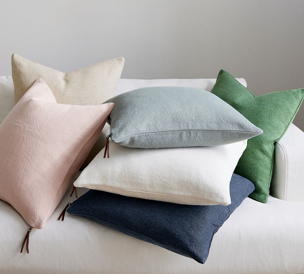 Everyday Linen Throw Pillow | Pottery Barn