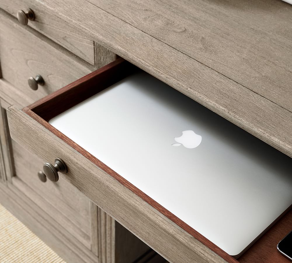 Livingston Executive Desk with Drawers | Pottery Barn