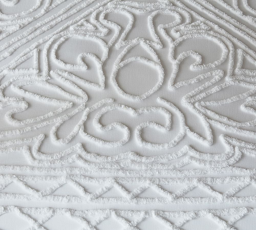 Isabelle Candlewick Cotton Duvet Cover & Sham | Pottery Barn