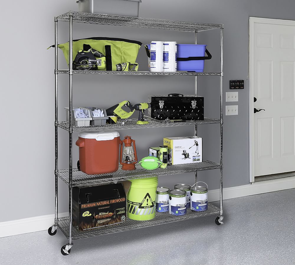 Wire Rolling Storage Cart | Pottery Barn