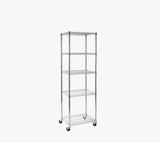 Wire Rolling Storage Cart | Pottery Barn
