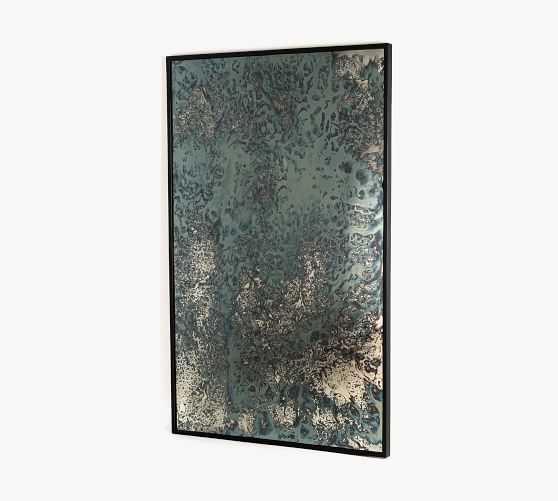 Decorative Acid Wash Floor Mirror | Pottery Barn