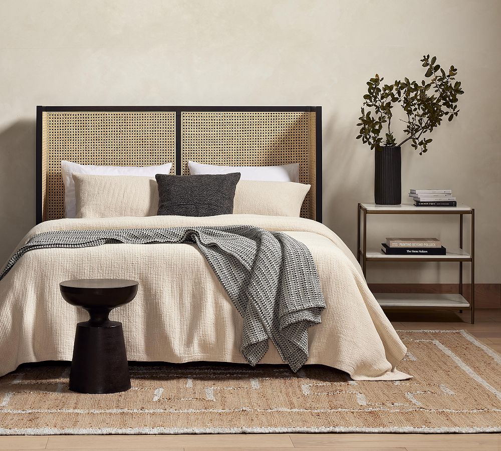 Lisbon Cane Platform Bed | Pottery Barn