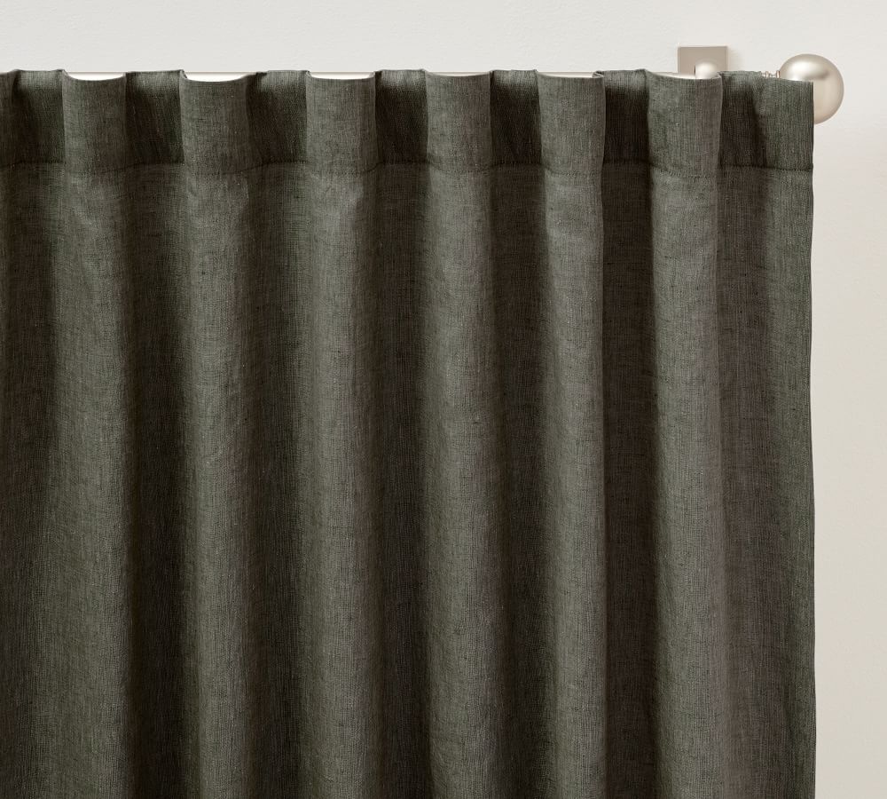Belgian Flax Linen Curtain | Pottery Barn