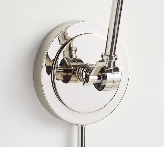 Metal Bell Plug-In Articulating Sconce | Pottery Barn