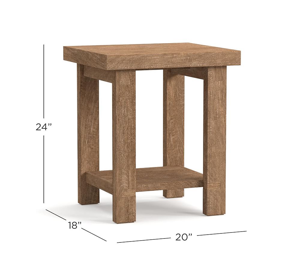 Reed Rectangular End Table | Pottery Barn