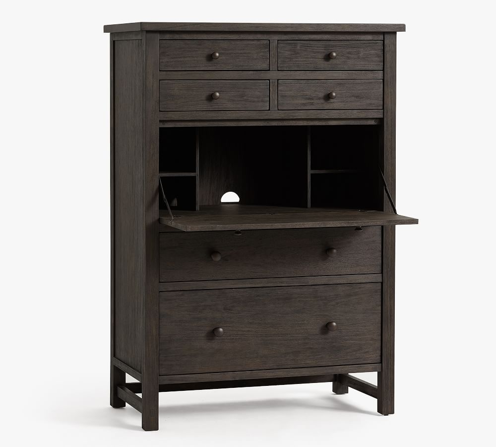 Farmhouse Secretary Desk with Drawers | Pottery Barn