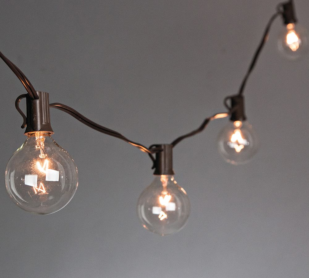 Electric G40 String Lights, 20 Count - Set of 2 | Pottery Barn