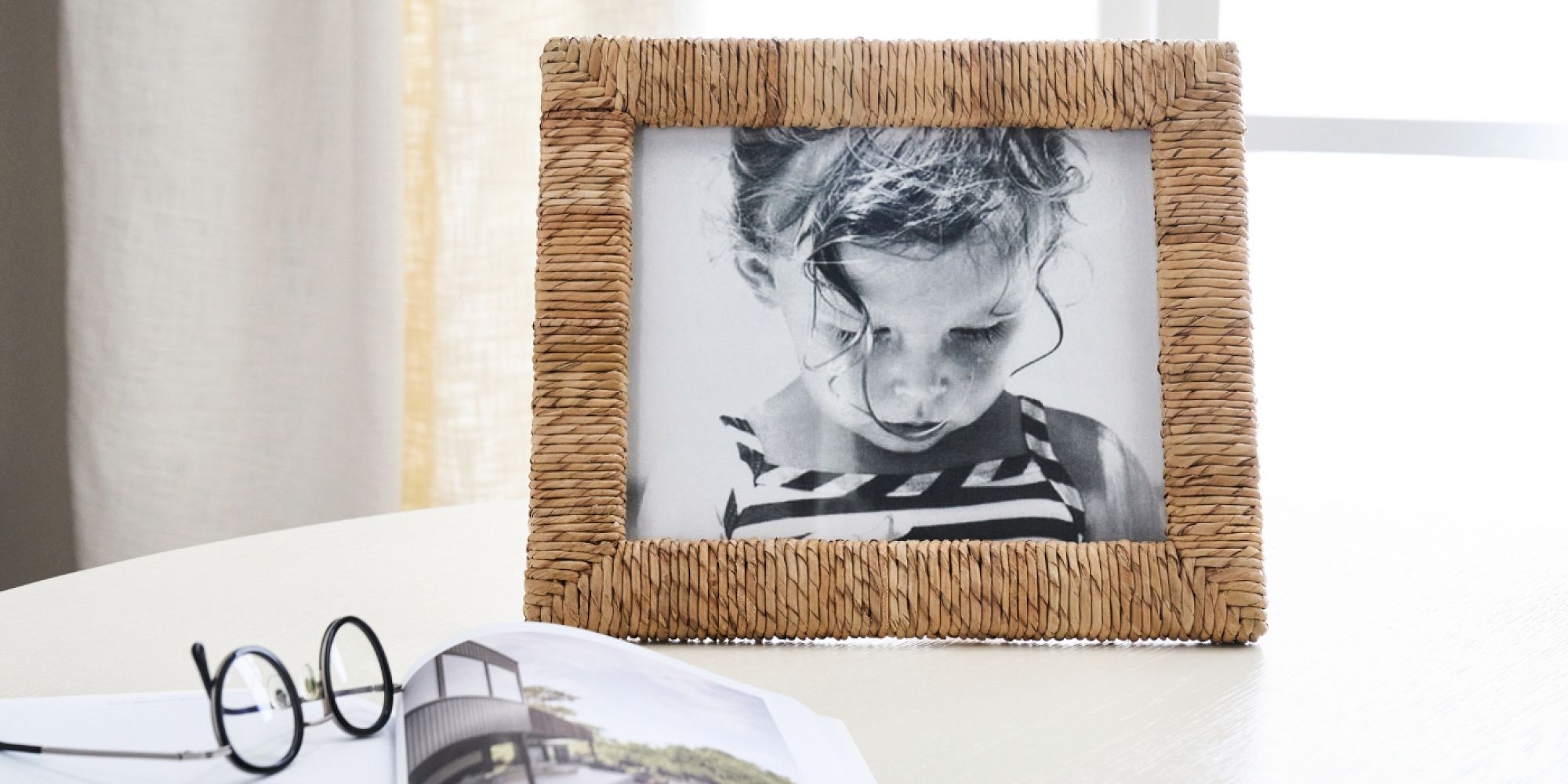 Malibu Woven Seagrass Frames | Pottery Barn