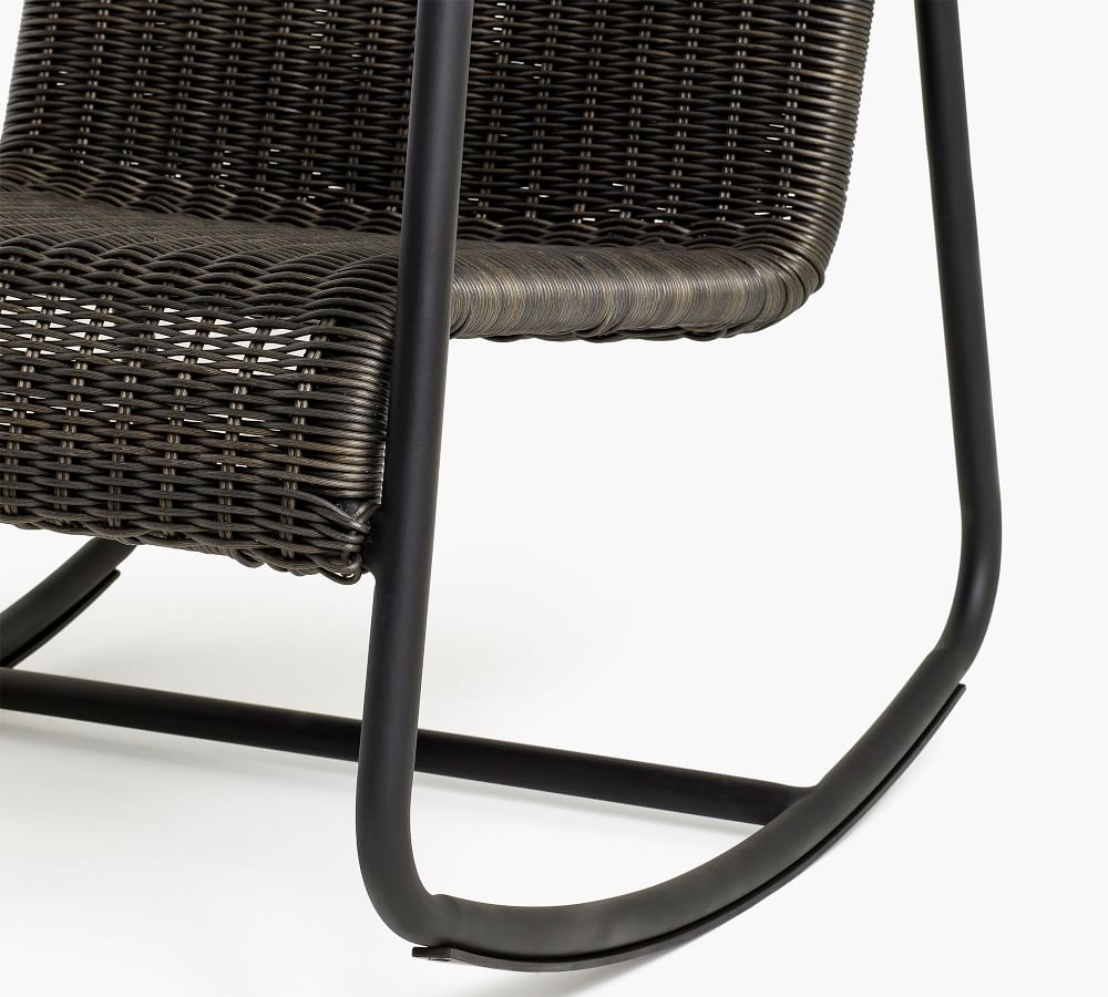 Tulum All-Weather Wicker Rocking Lounge Chair | Pottery Barn