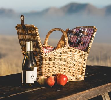 Cape May Picnic Basket - Set For 2 | Pottery Barn