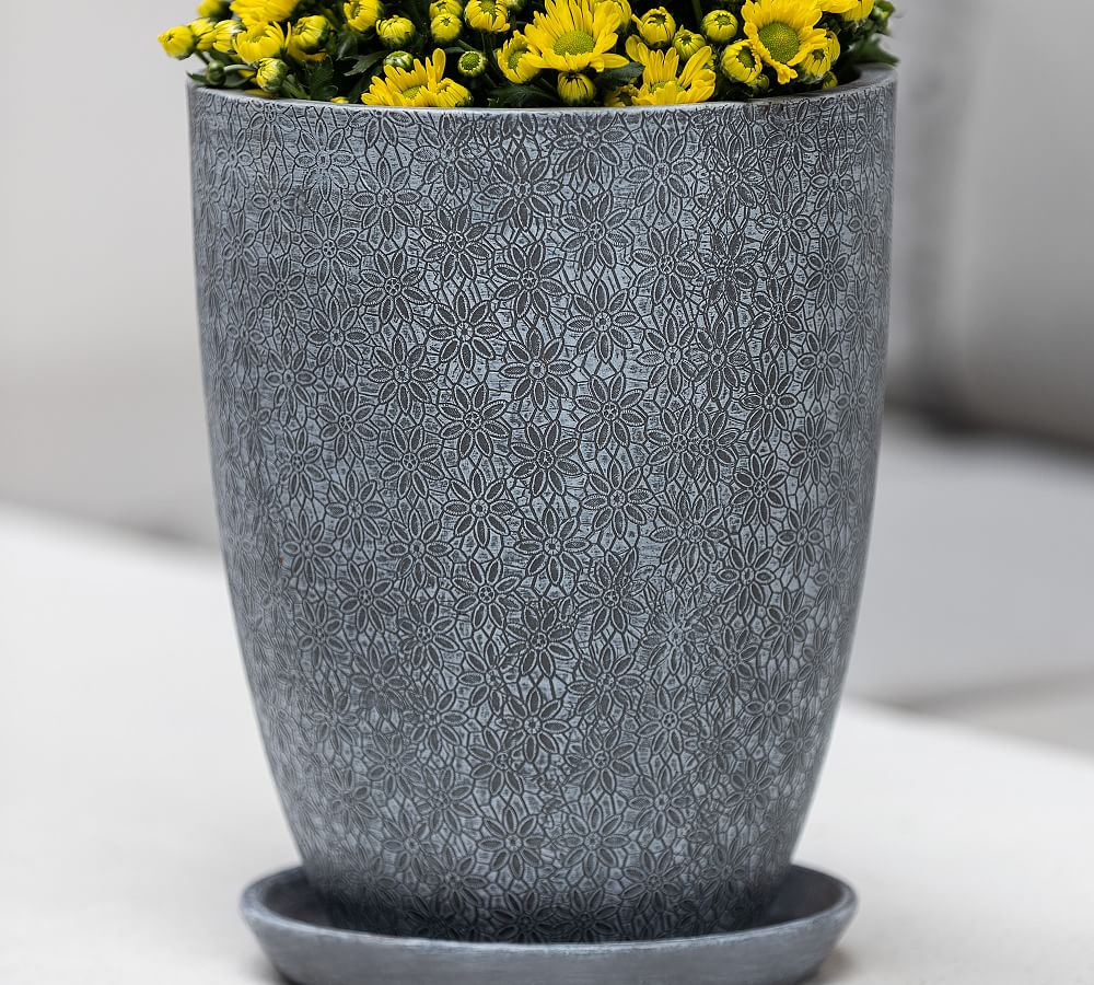 Alena Glazed Pottery Indoor Planters | Pottery Barn