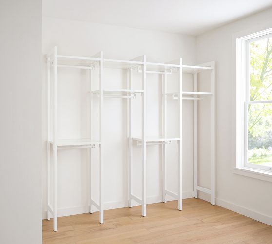 Essential Walk-In Closet by Hold Everything, 8' Complete Hanging System ...