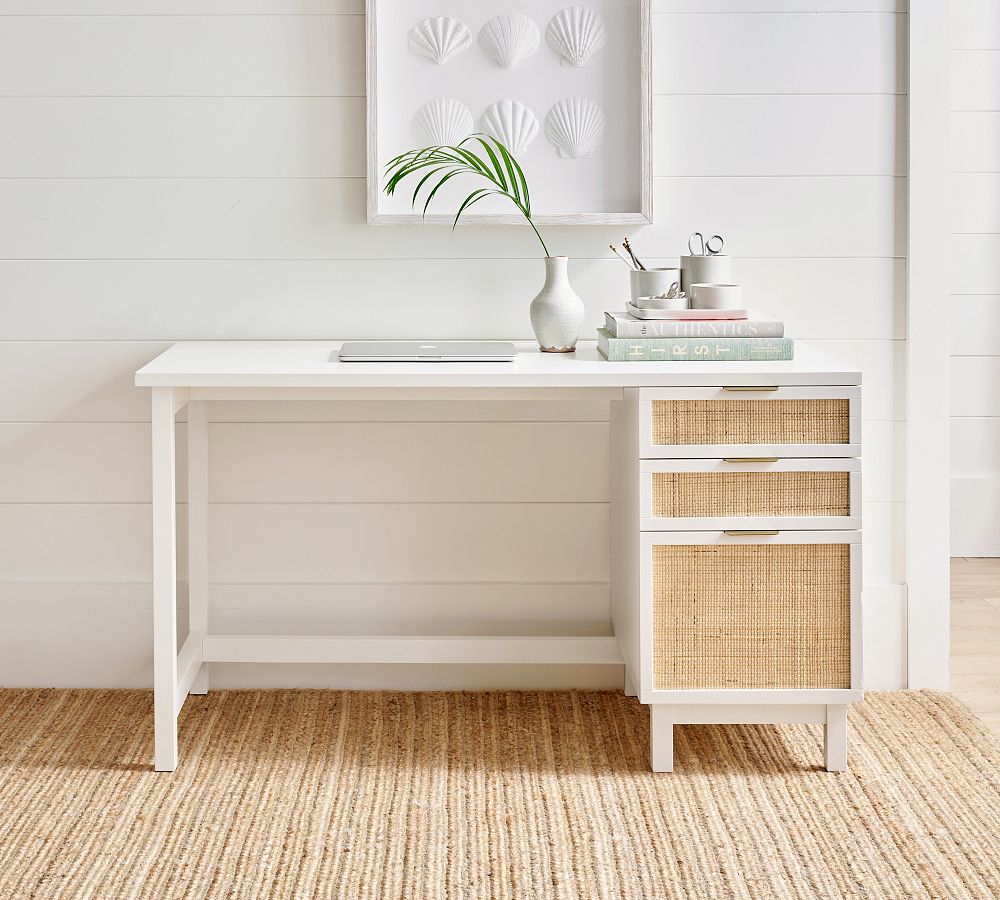 Westly Cane Writing Desk | Pottery Barn