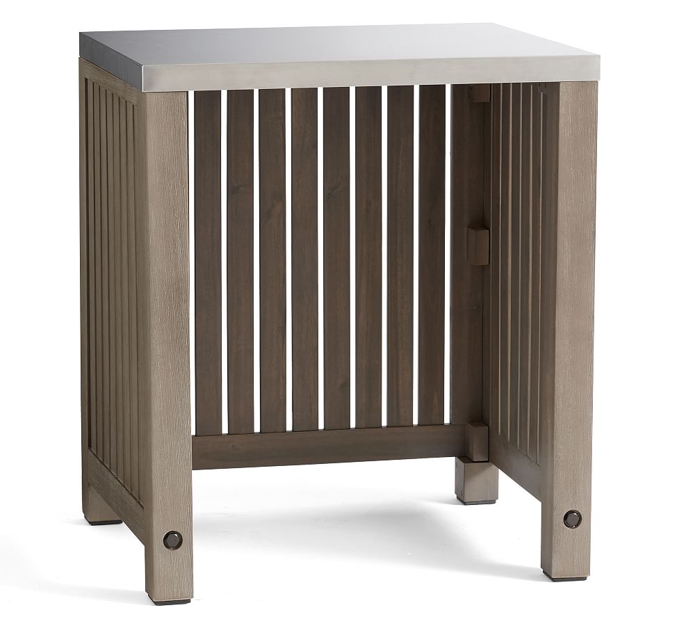 Abbott Outdoor Kitchen FSC® Acacia Convertable Refrigerator Cabinet ...