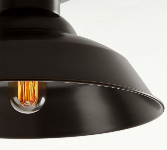 Wright Metal Flush Mount | Pottery Barn