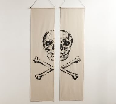 Skeleton Banner - Set of 2 | Pottery Barn