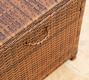 Bellflower All-Weather Wicker Storage Bench | Pottery Barn