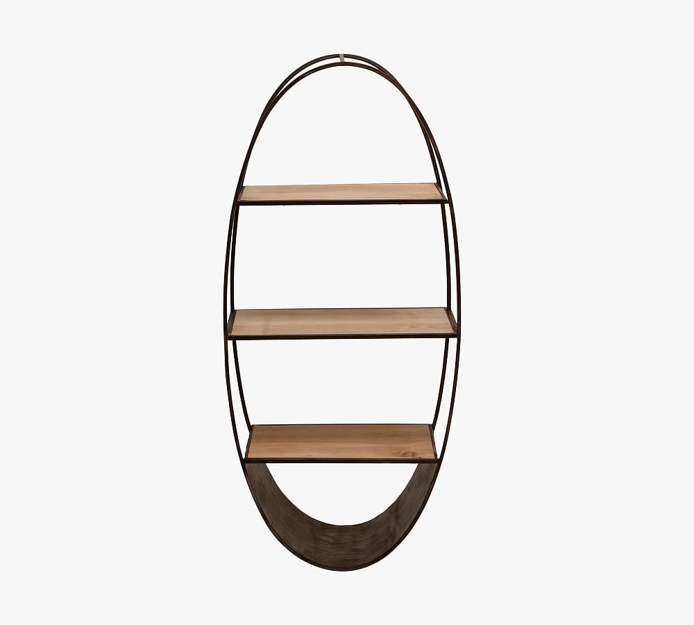 Winslow Oval Wall Shelf | Pottery Barn