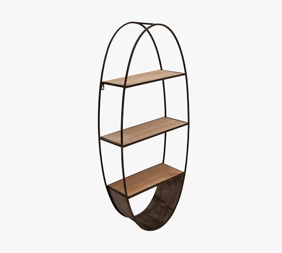 Winslow Oval Wall Shelf | Pottery Barn