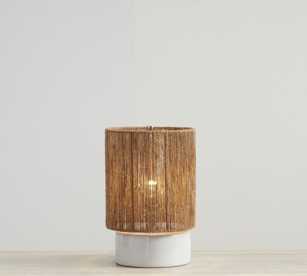 Camden Abaca Table Lamp | Pottery Barn