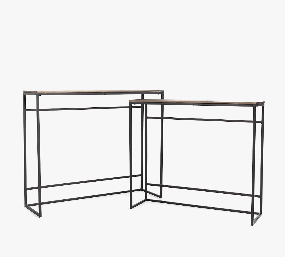 James Metal Nesting Console Tables | Pottery Barn