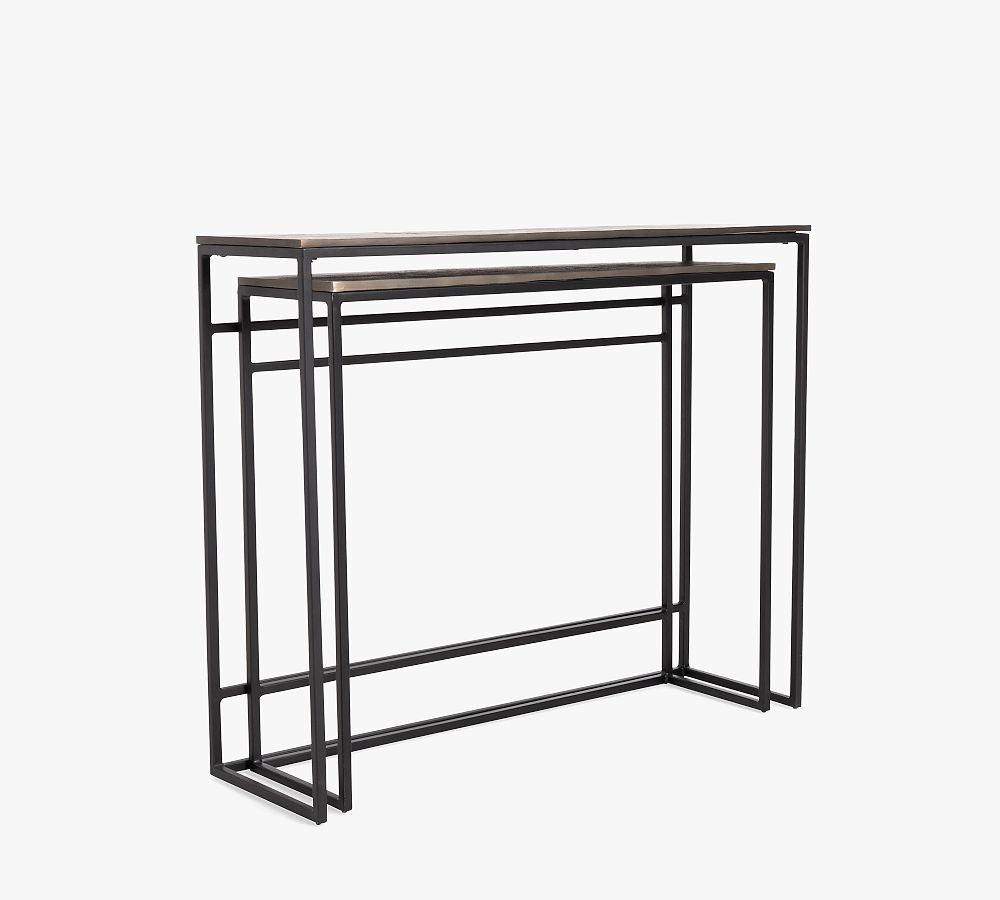 James Metal Nesting Console Tables | Pottery Barn