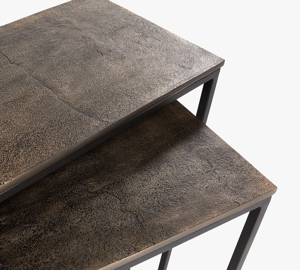 James Metal Nesting Console Tables | Pottery Barn