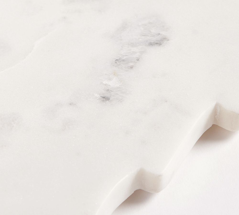 Holiday Tree Handcrafted Marble Cheese & Charcuterie Board | Pottery Barn