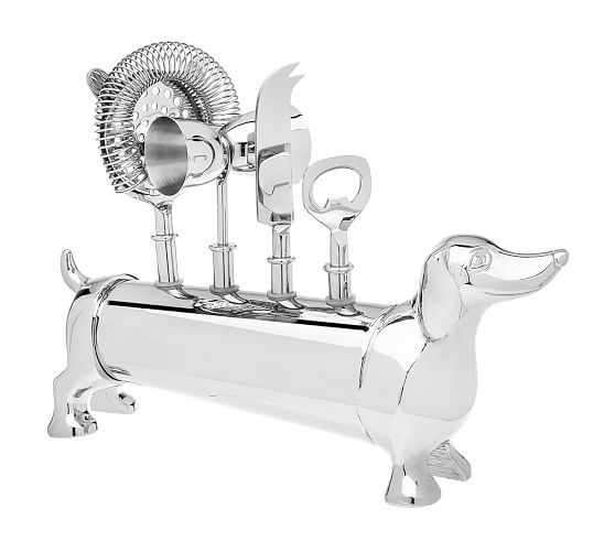 Dachshund 5-Piece Bar Tool Set | Pottery Barn