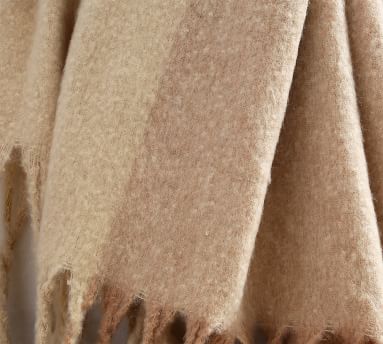 Soft Textured Neutral Pillow Cover & Throw Blanket Set | Pottery Barn