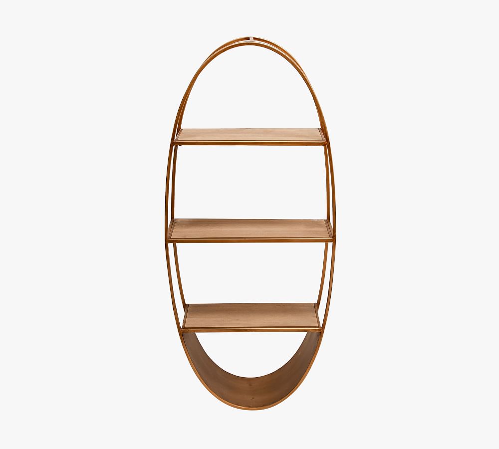 Winslow Oval Wall Shelf | Pottery Barn
