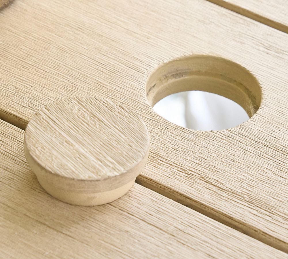 Mirada Slab Outdoor Dining Table | Pottery Barn