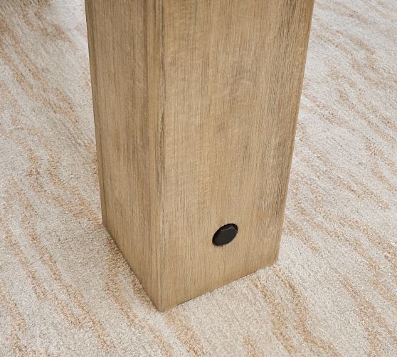 Benchwright Straight Leg Extending Dining Table | Pottery Barn