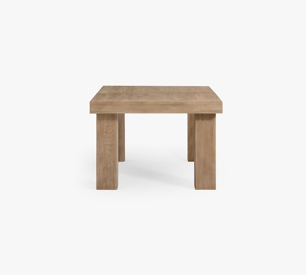 Benchwright Straight Leg Extending Dining Table | Pottery Barn