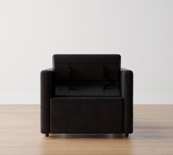 Tucker Leather Power Recliner | Pottery Barn