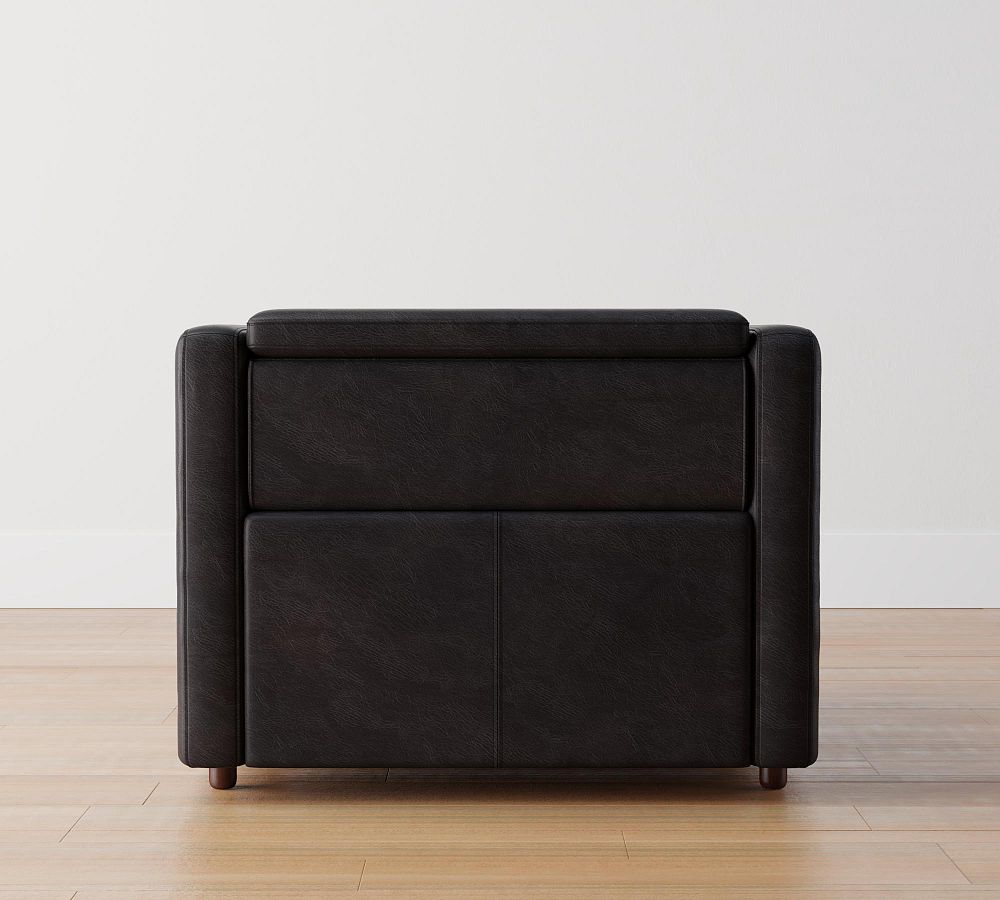 Tucker Leather Power Recliner | Pottery Barn