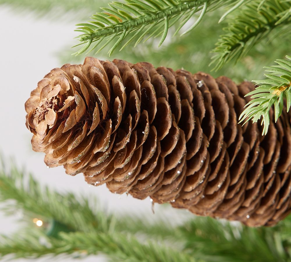 Glitter Pinecone Tree Pick | Pottery Barn
