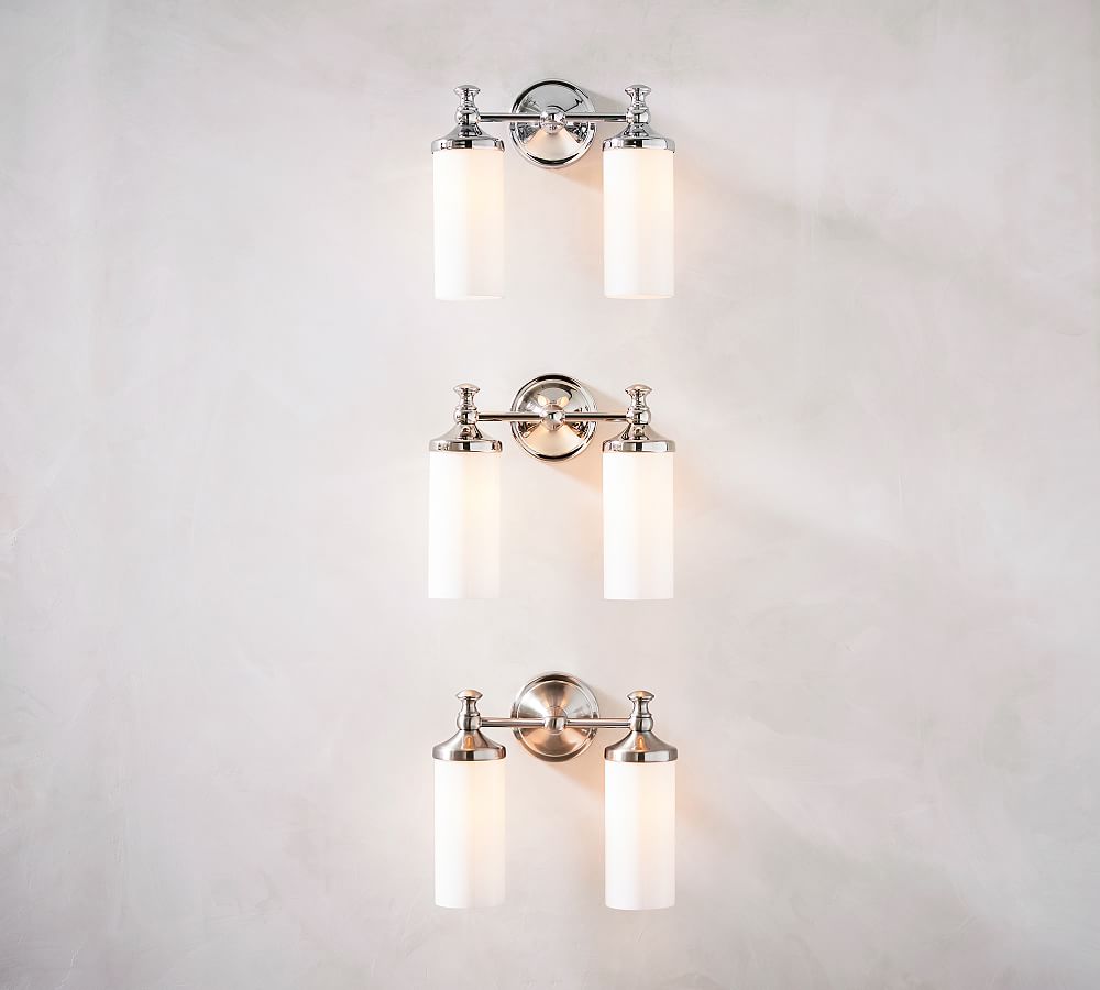 Mercer Double Tube Sconce | Pottery Barn