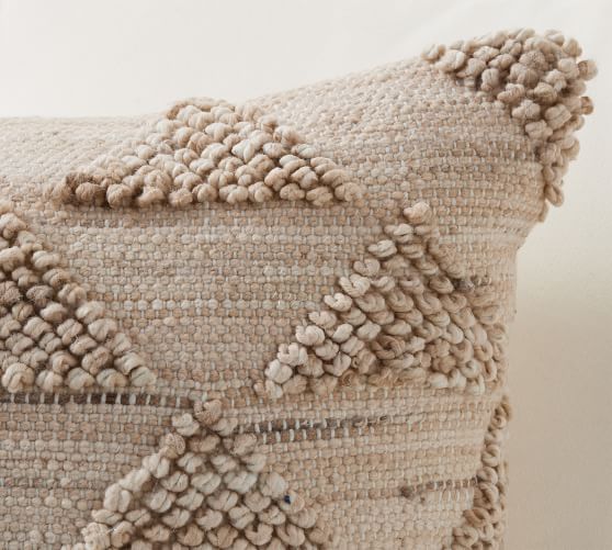 Mauri Textured Outdoor Throw Pillow | Pottery Barn