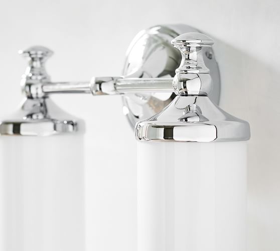 Mercer Double Tube Sconce | Pottery Barn