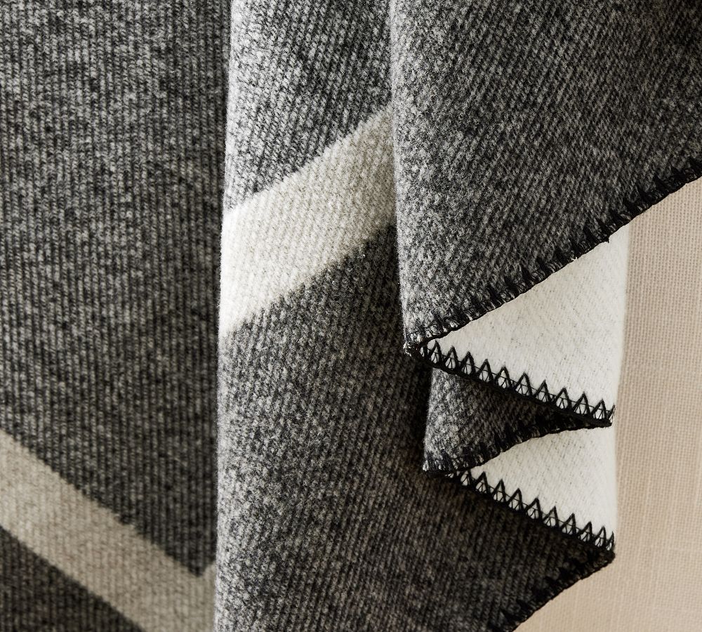 Personalized Windowpane Throw | Pottery Barn