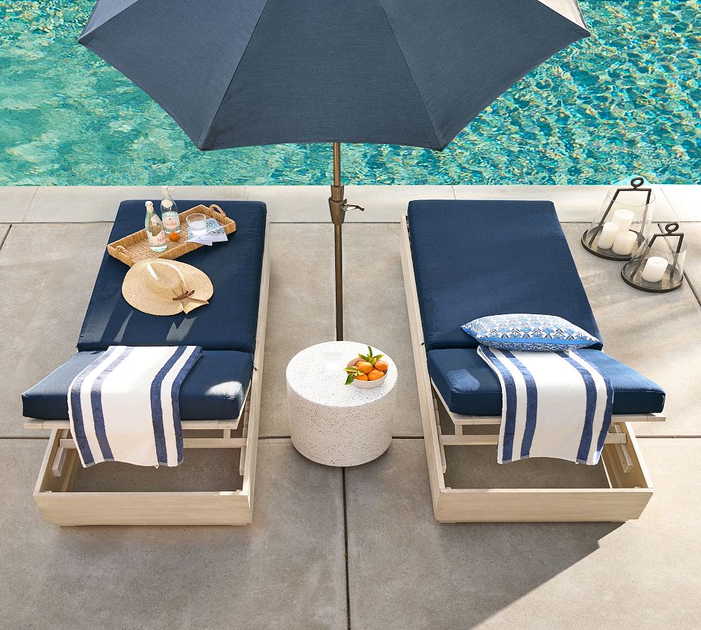Premium Sunbrella® Round Umbrella | Outdoor Umbrellas | Pottery Barn