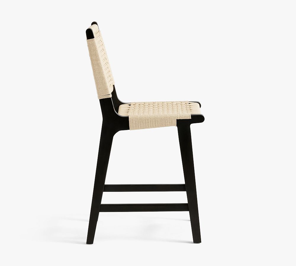 Fenton Woven Counter Stool | Pottery Barn