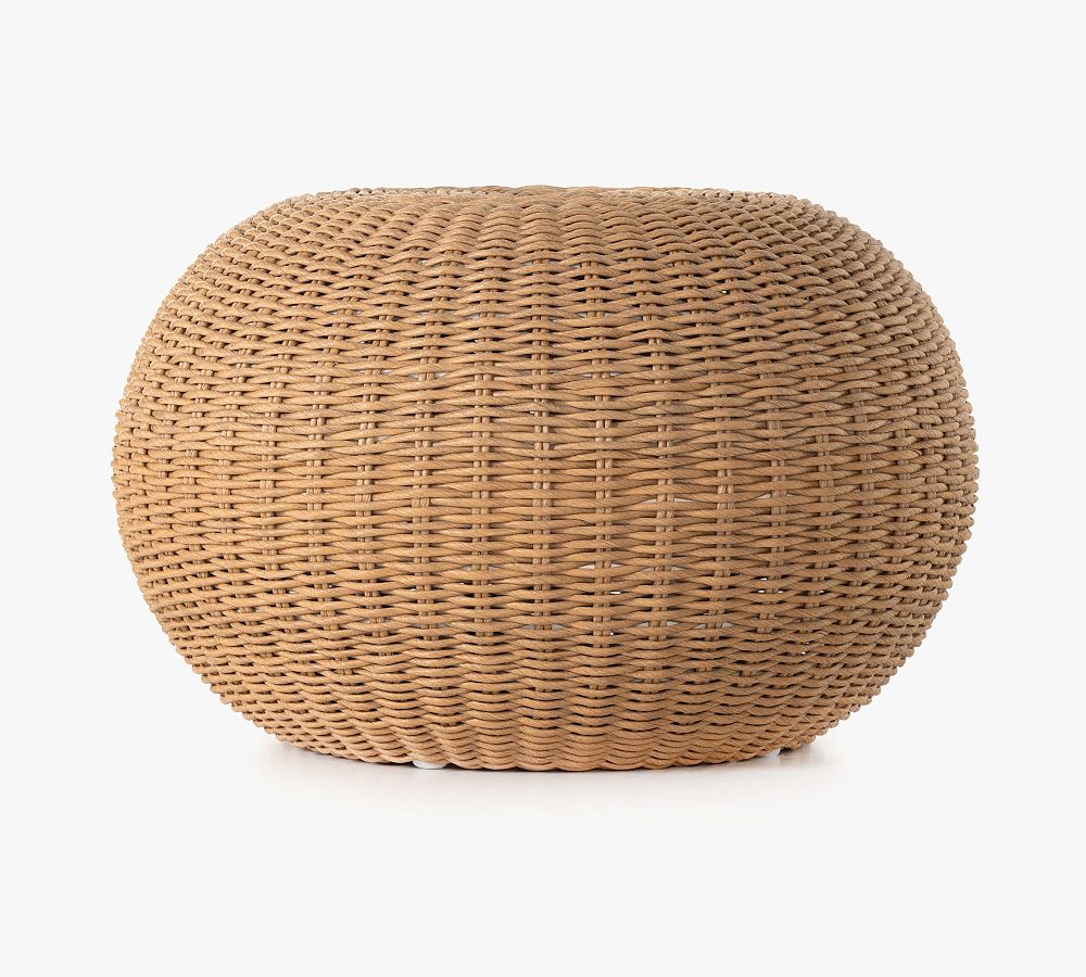 Encinitas Round Accent Stool | Pottery Barn