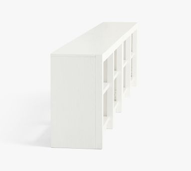 Dillon Long Low Console Bookcase | Pottery Barn