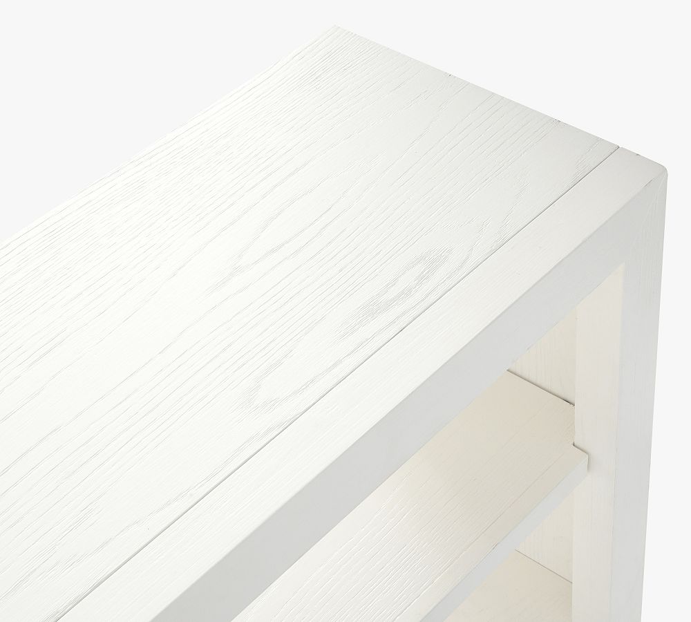 Dillon Long Low Console Bookcase | Pottery Barn